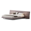 Allison Velvet Fabric Wide Headboard Modern Simple Bed Frame– Luxxi Home