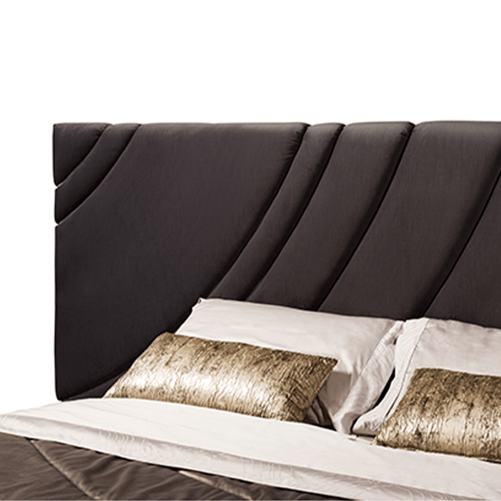 Barossa Velvet Fabric Wide Headboard Luxury Bed Frame– Luxxi Home