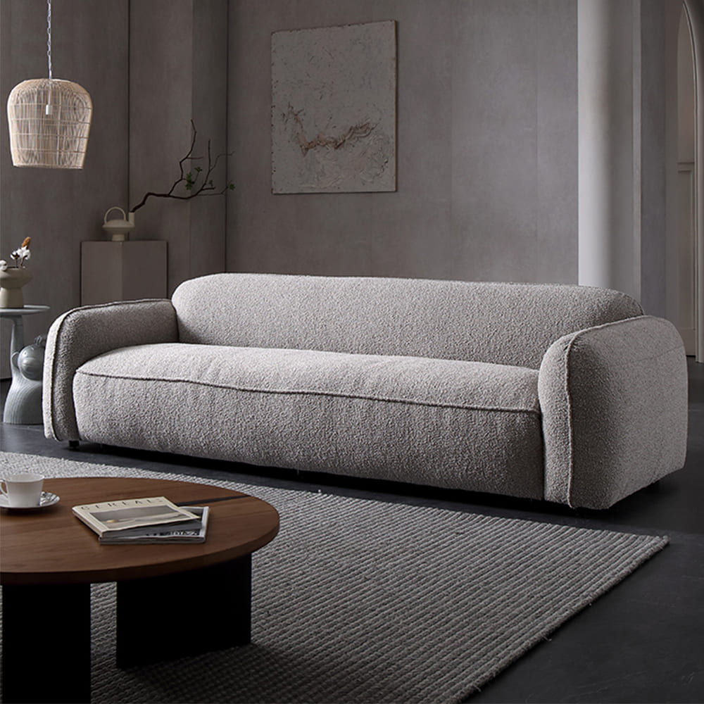 Evelyn Boucle 3-Seater Sofa Living Room Couch– Luxxi Home