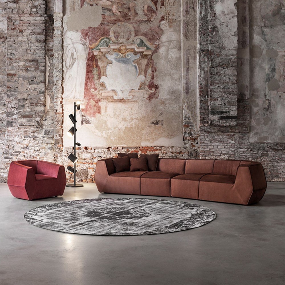 Fallon Matte Technical Cloth Multi-seater Sofa 2-Piece Couch with Pill ...