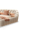 Lora Boucle Bubble Headboard Floating Bed Frame– Luxxi Home