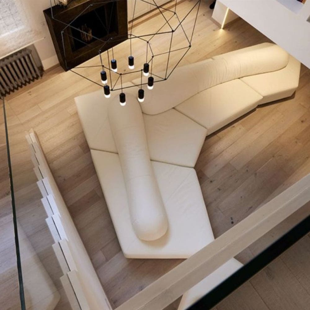 Cloud Grey Luxury 5 Modular Designer Sofa Modern Living Room Couch ...